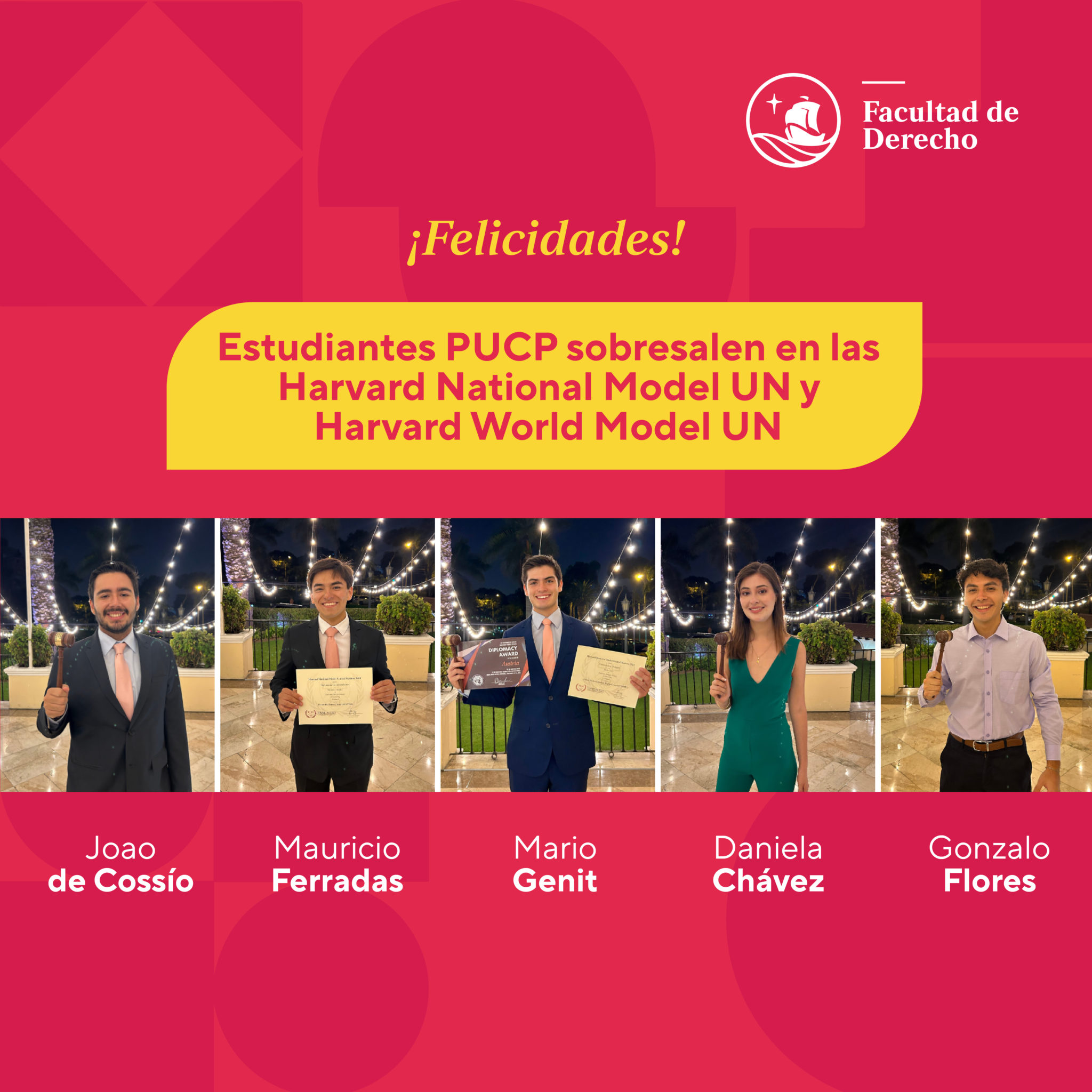 Estudiantes PUCP sobresalen en las Harvard National Model UN y Harvard ...