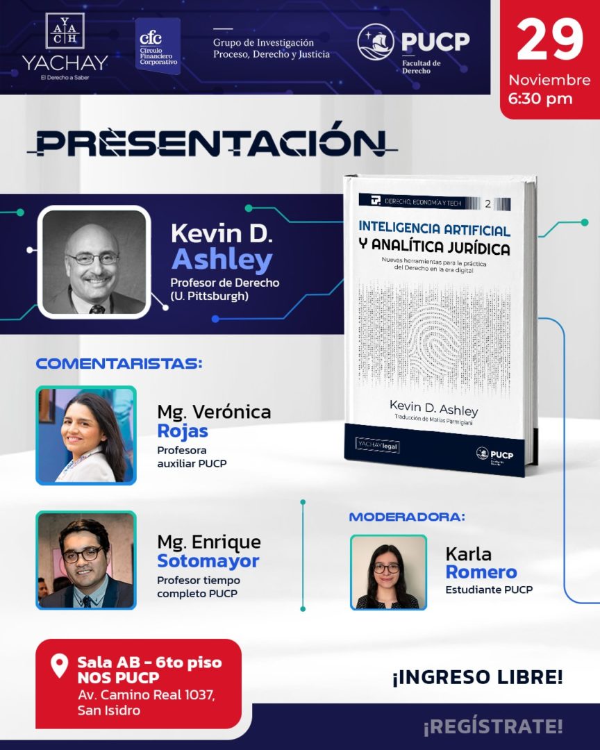 “Inteligencia artificial y analítica jurídica” de Kevin D. Ashley (presentación de libro ...